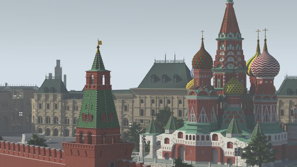 Moscow red square soviet 3D model - TurboSquid 1607047
