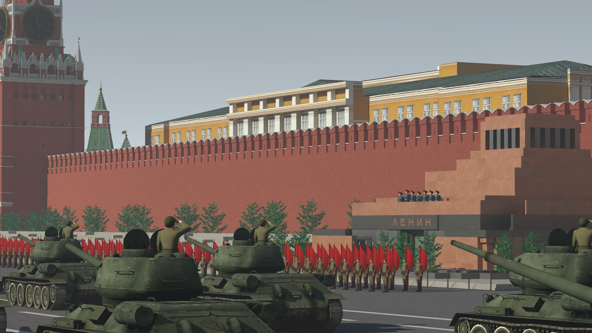 Moscow Red Square Soviet 3D Model - TurboSquid 1607047