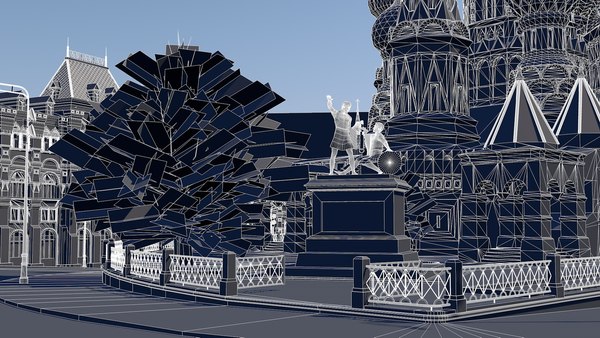 Moscow red square soviet 3D model - TurboSquid 1607047