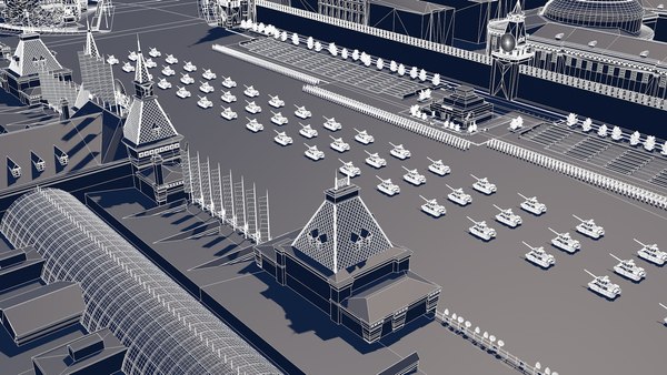 Moscow red square soviet 3D model - TurboSquid 1607047