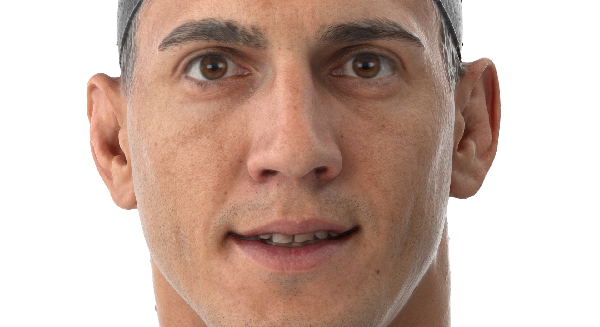 Mike human head lip 3D model - TurboSquid 1620359
