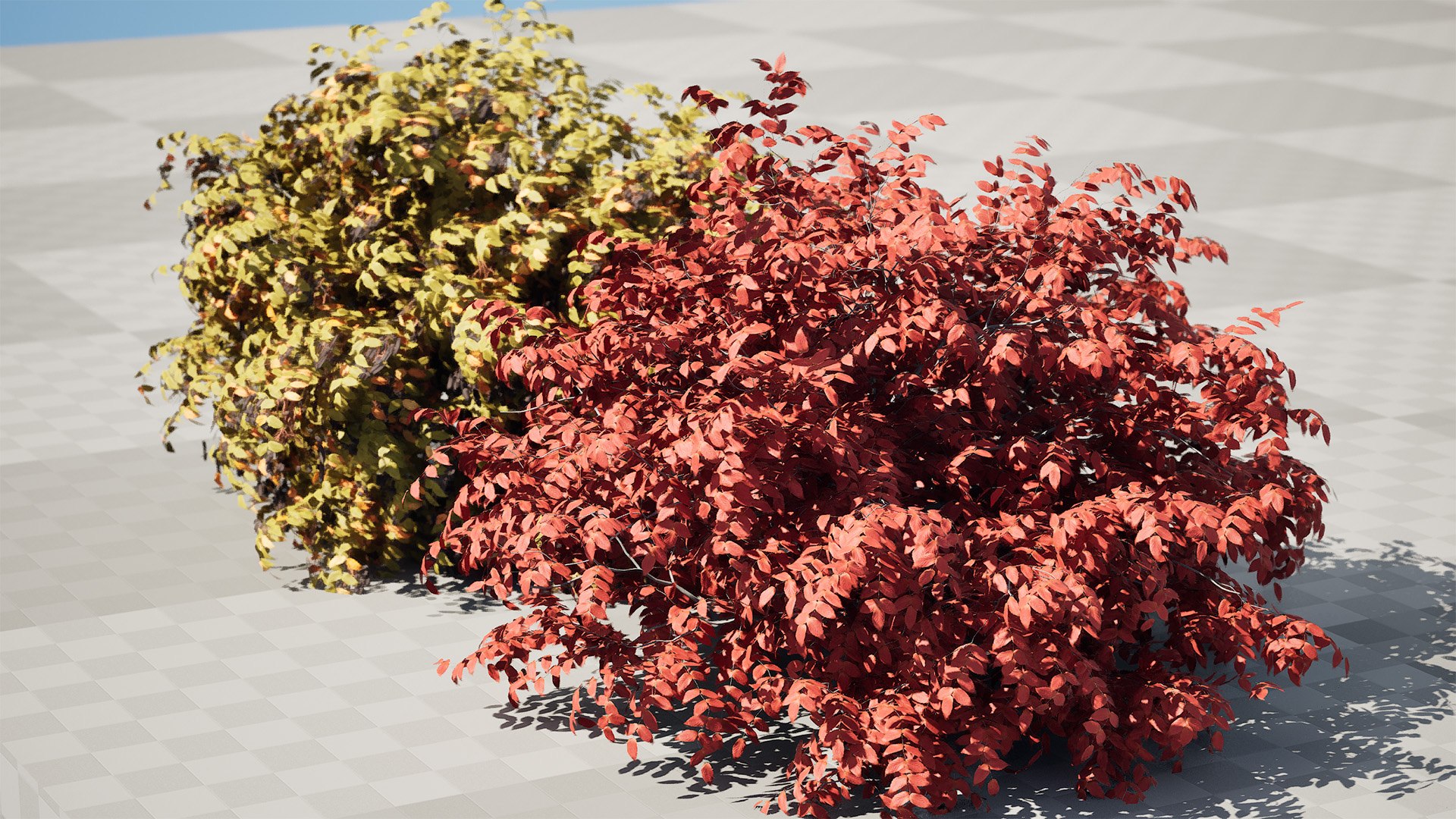 Realistic Summer And Fall Shrubbery Bush 3D Model - TurboSquid 2140827