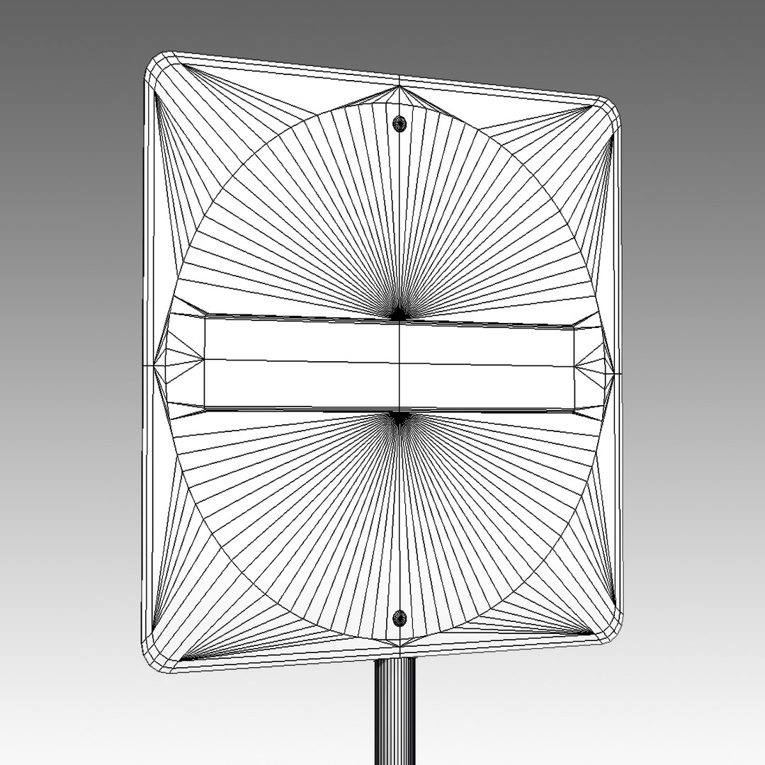 Street Sign Enter 3d 3ds