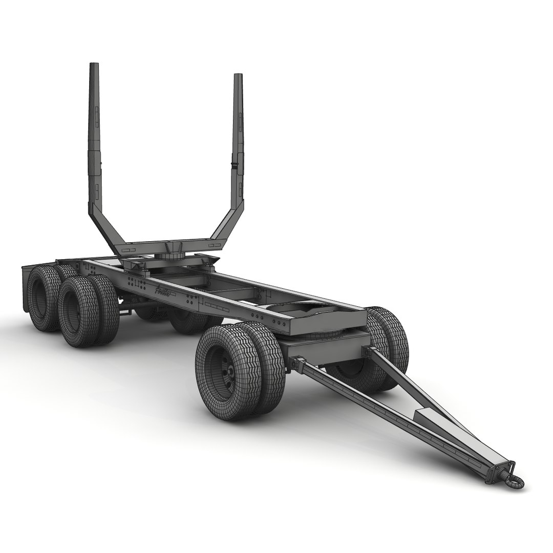 3d Model Long Logger
