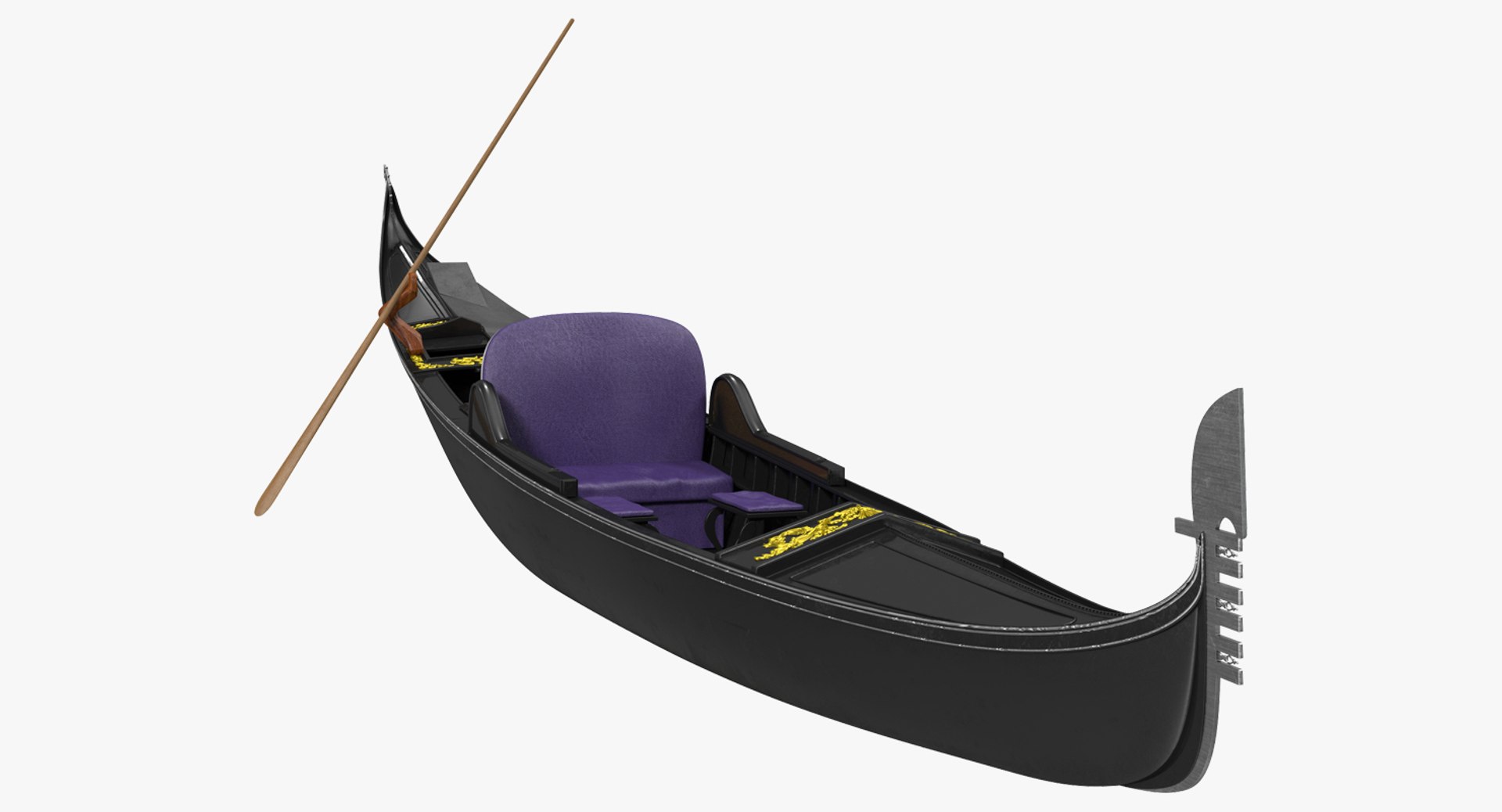 3d gondola boat
