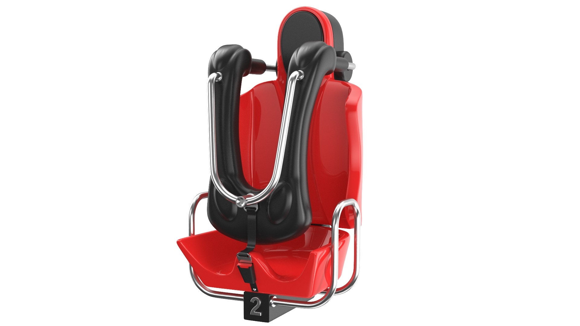 3D Roller Coaster Seat Model - TurboSquid 1911106