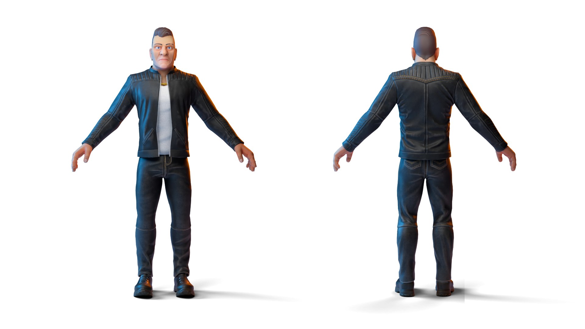 Stylized Male Character 3D Model - TurboSquid 2317918