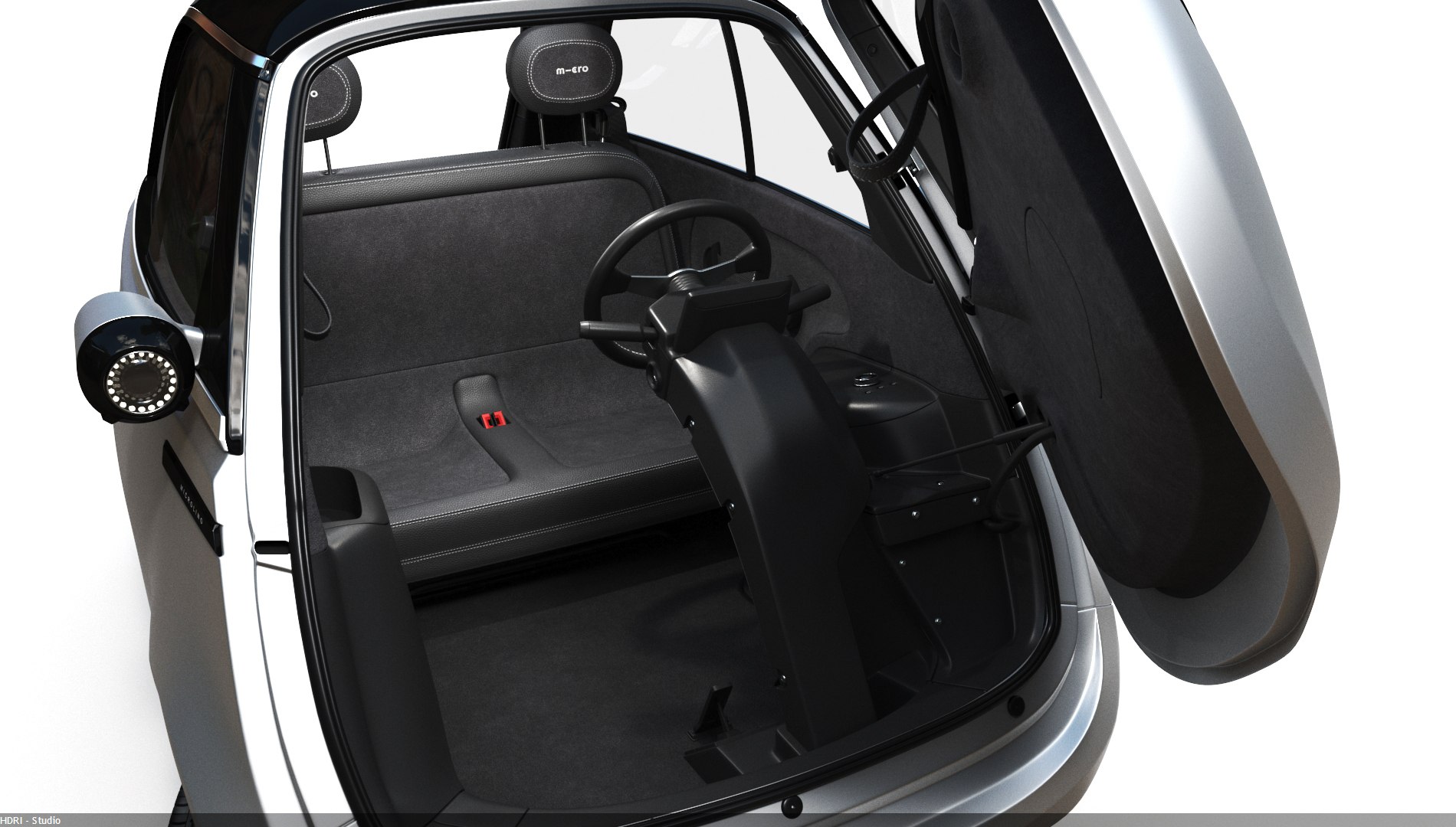 3D Microlino 2 M-ero 2022 Sliver Rigged1 Model - TurboSquid 2274548