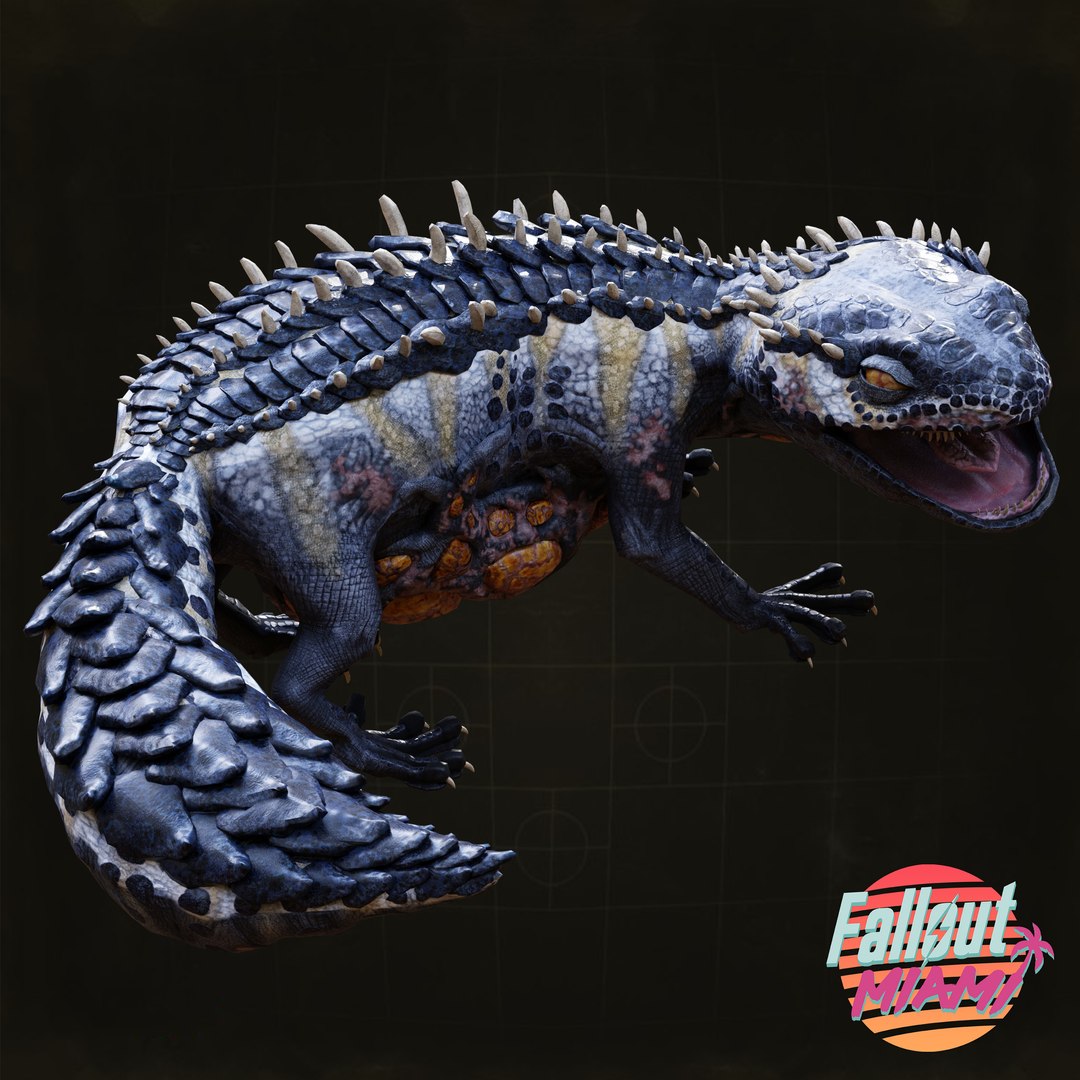 3D Gecko Monster Creature - TurboSquid 1446150