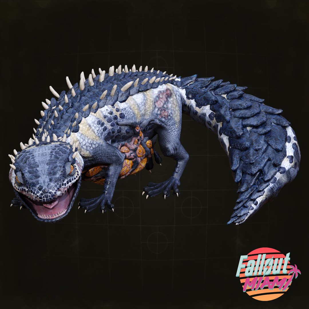 3D Gecko Monster Creature - TurboSquid 1446150