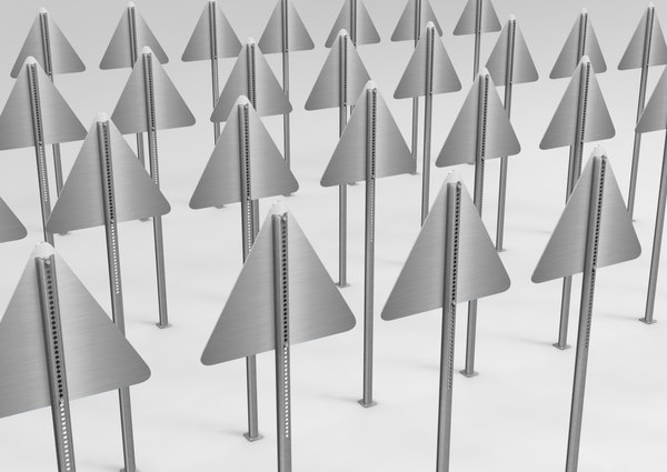 3D Triangle Sign 39 Piece model - TurboSquid 1738457