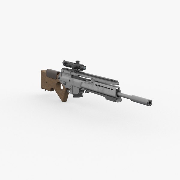 modelo 3d Gun Lowpoly Kitbash 23 - TurboSquid 1901978