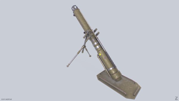 modelo 3d Mortero de ciencia ficción - TurboSquid 2230844