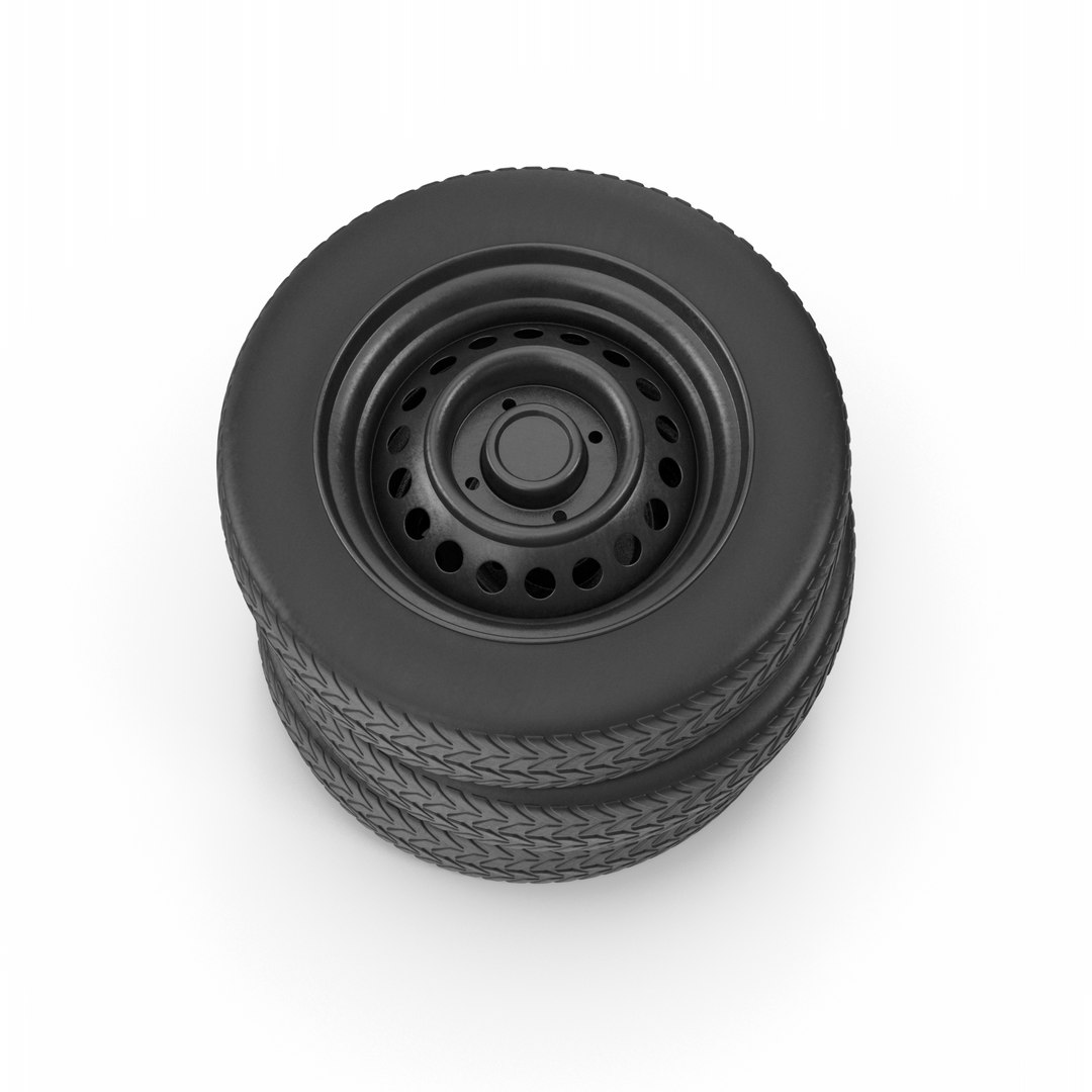 Car Tires And Rim 3D Model - TurboSquid 2226162
