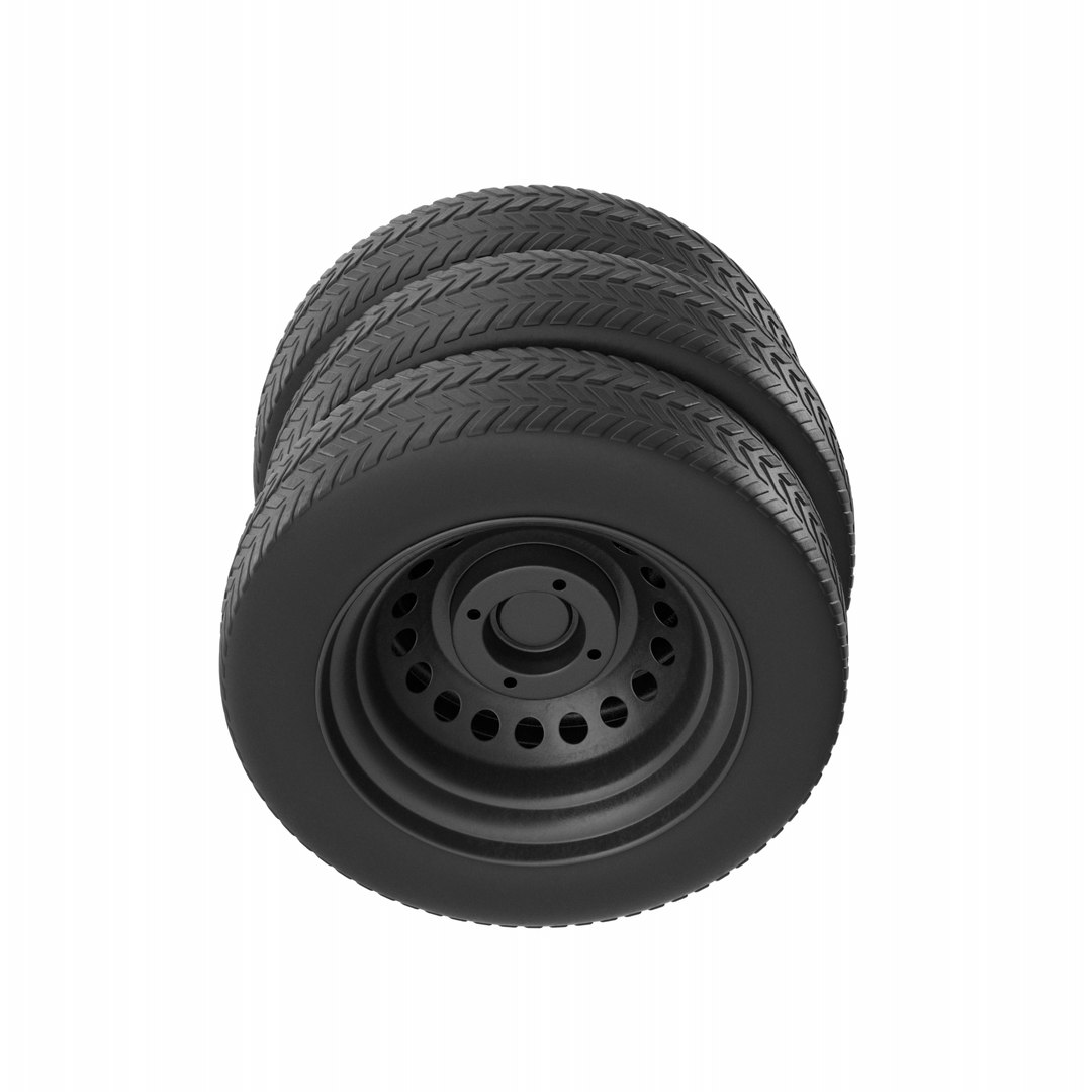 Car Tires And Rim 3D Model - TurboSquid 2226162