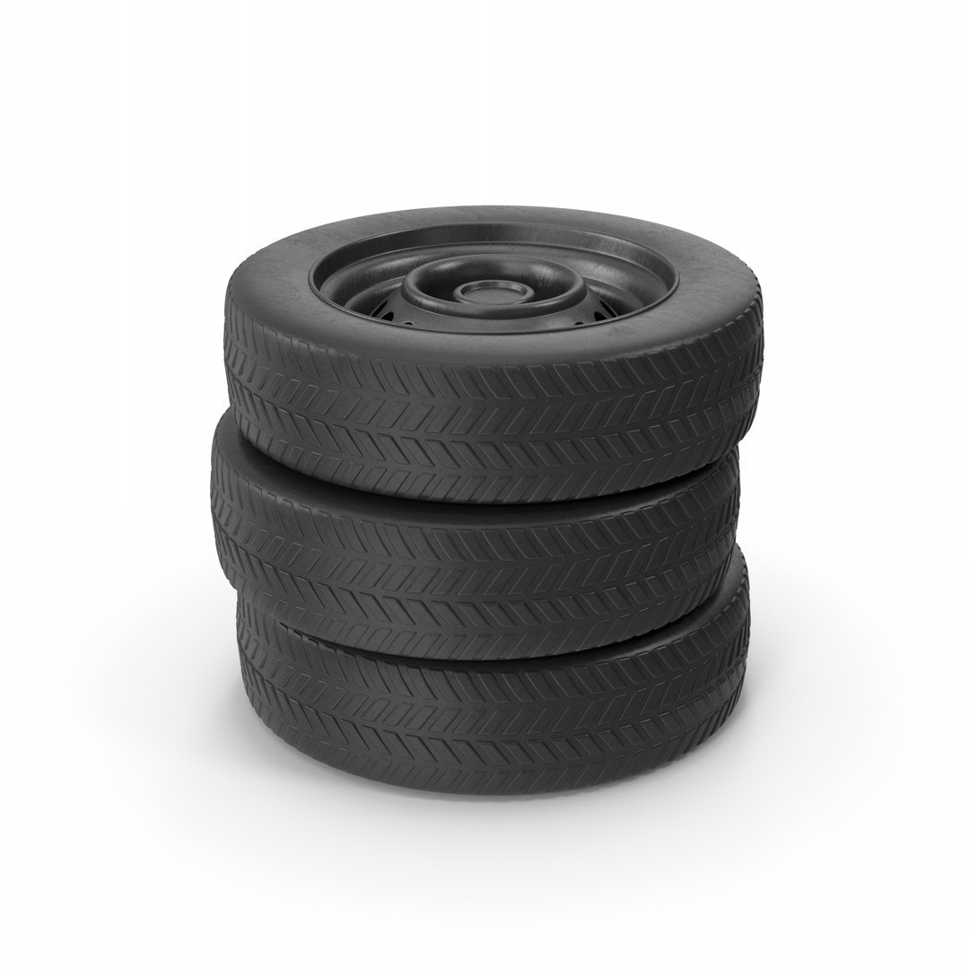 Car Tires And Rim 3D Model - TurboSquid 2226162