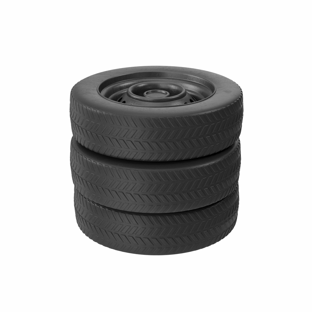 Car Tires And Rim 3D Model - TurboSquid 2226162