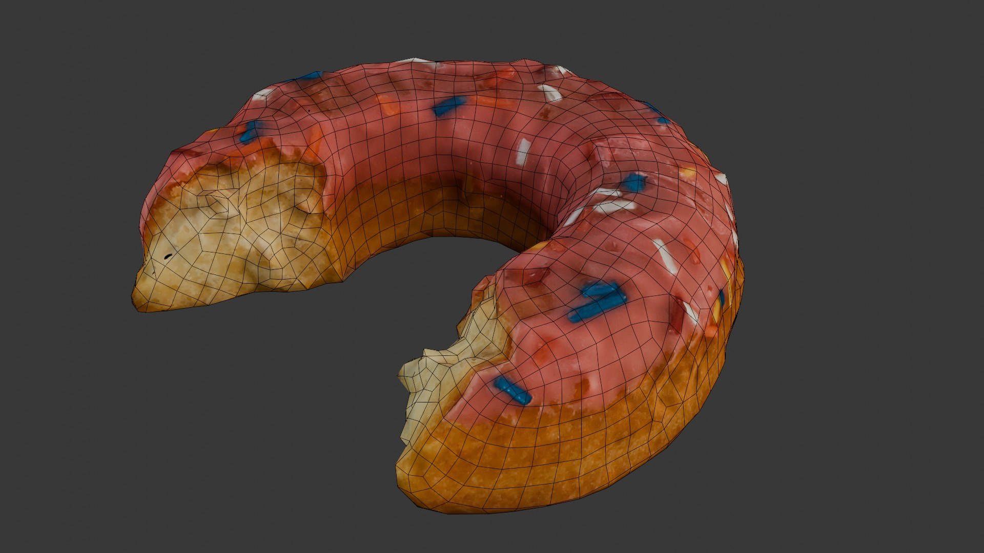 Bitten Donut 3D Scan 3D Model - TurboSquid 2408772