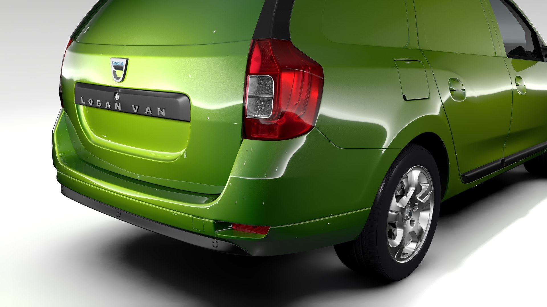 Dacia Logan Van 2016 3d 3ds