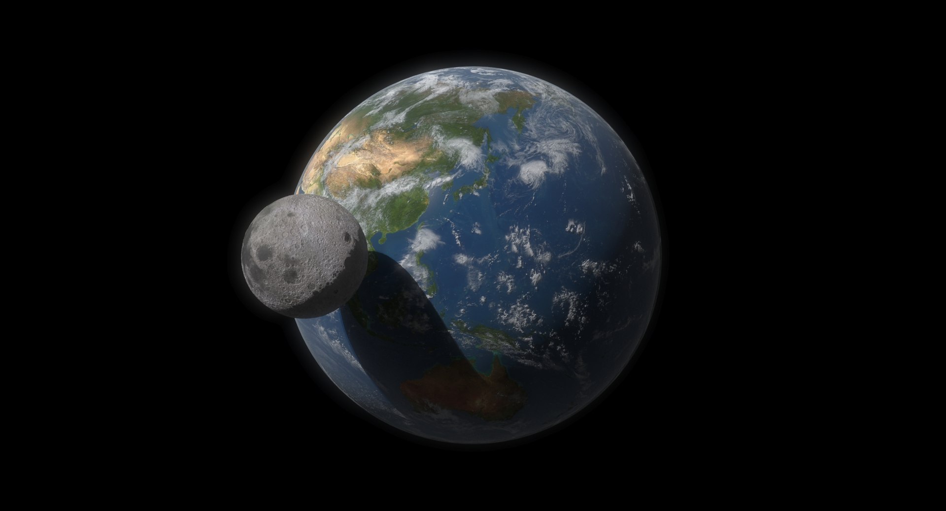 3D Earth Moon Planet - TurboSquid 1346642