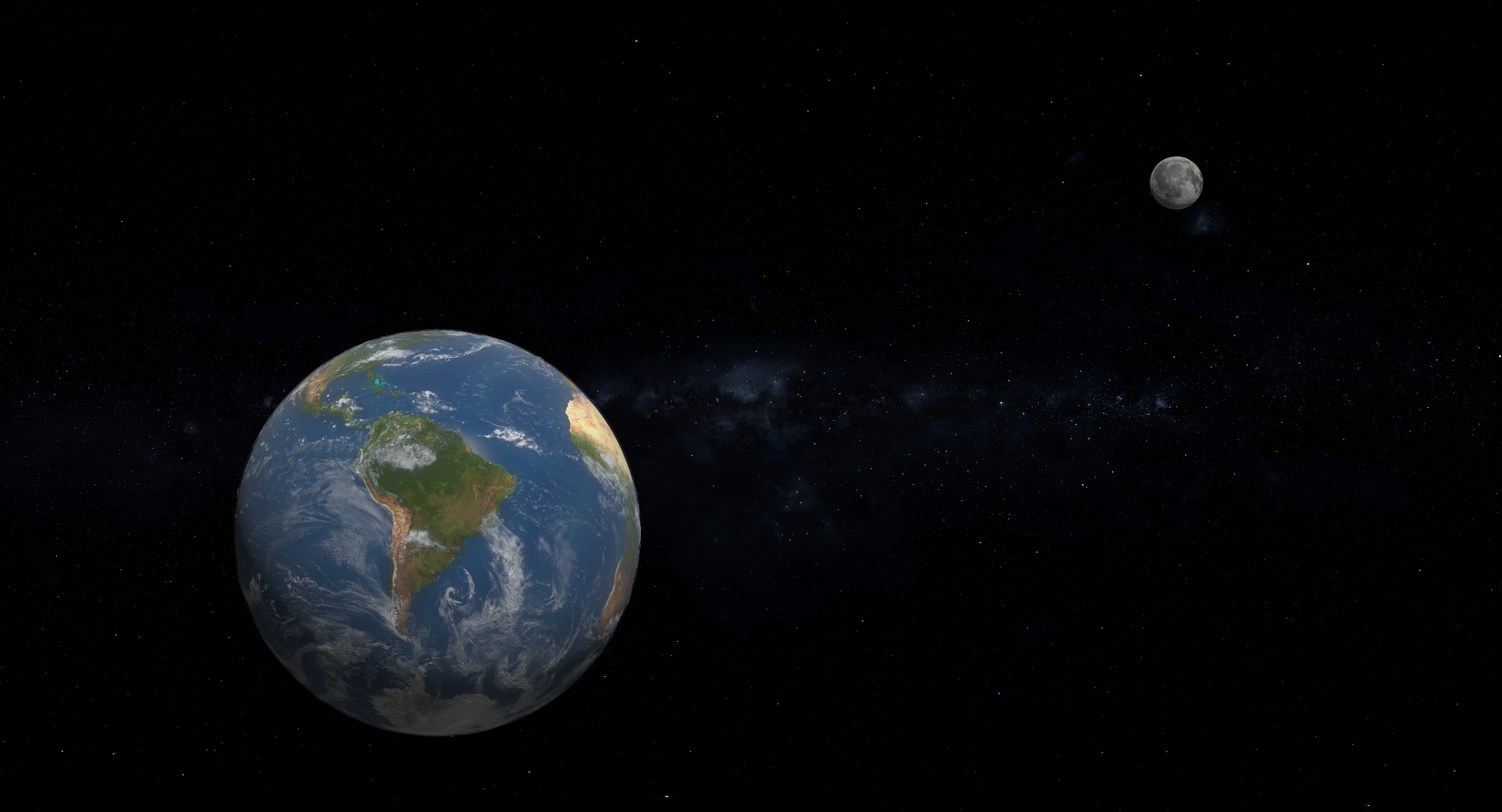 3D earth moon planet - TurboSquid 1346642