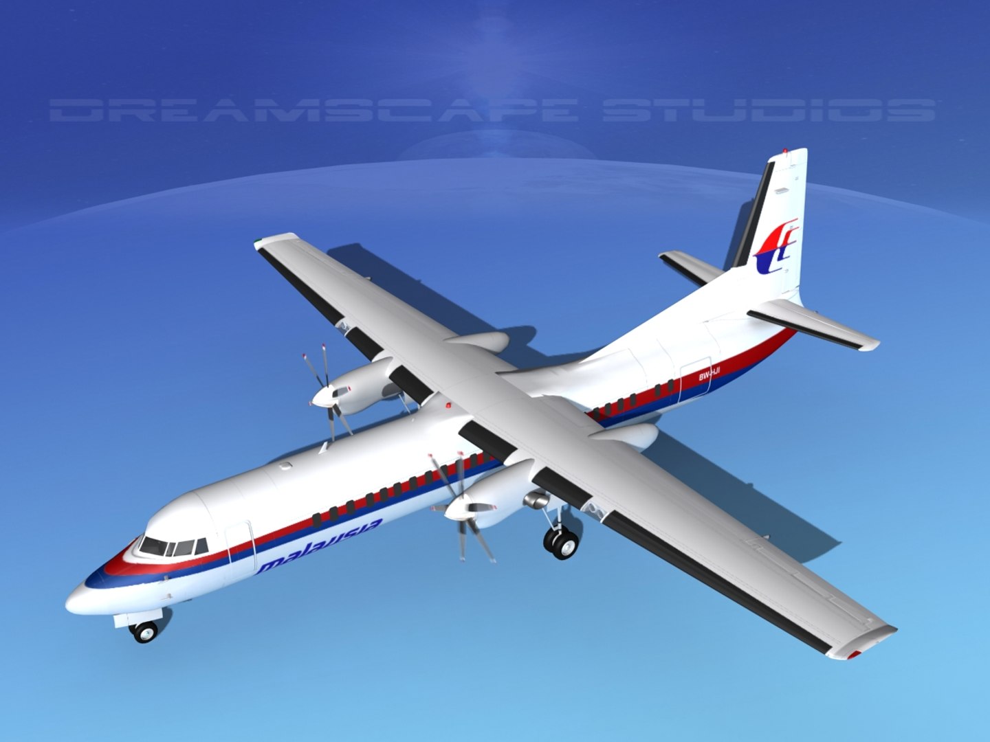 Fokker Aircraft 3d Obj