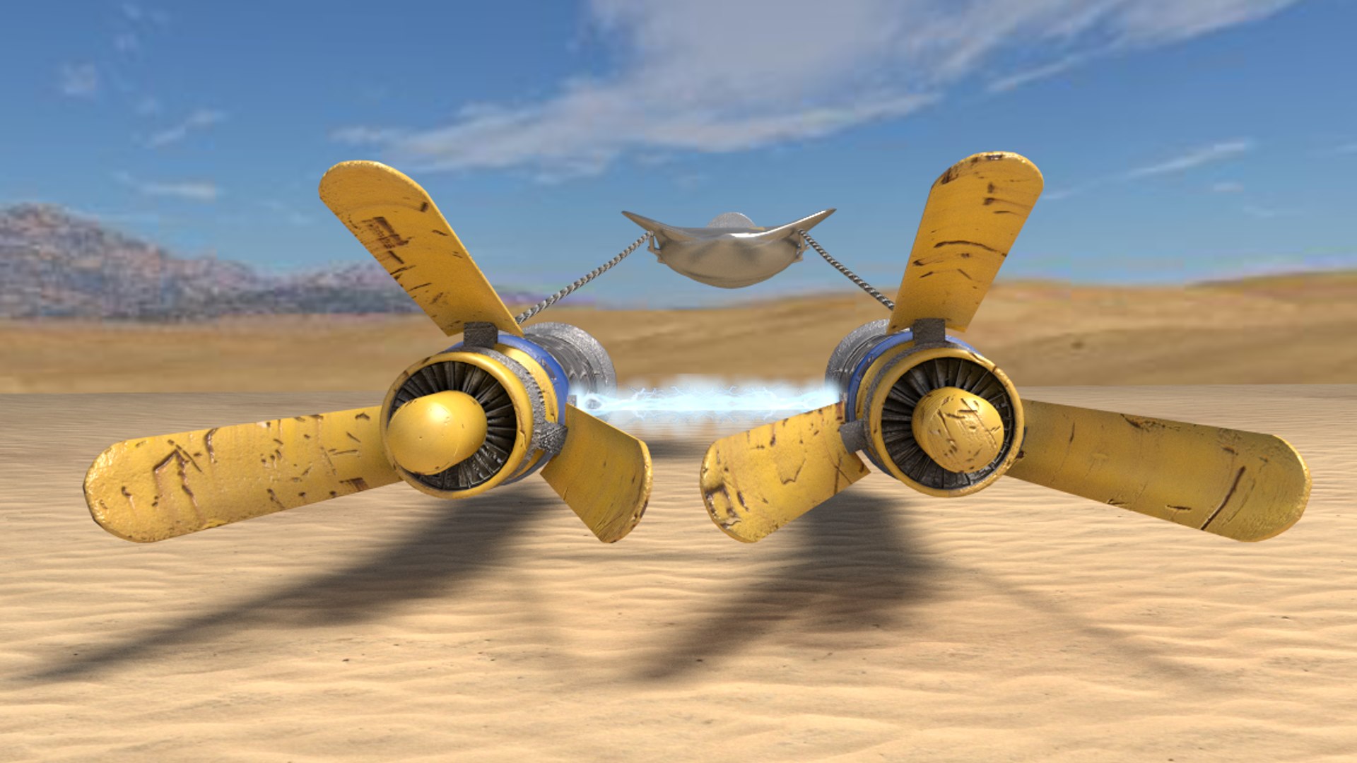 pod racer 3d model