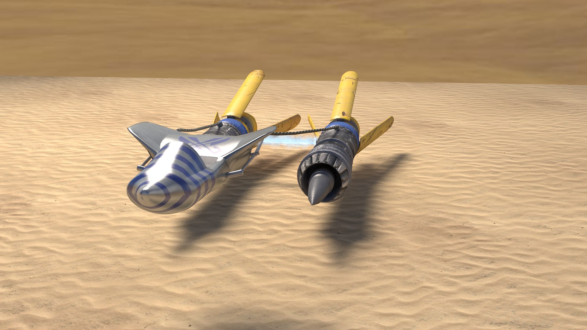 pod racer 3d model