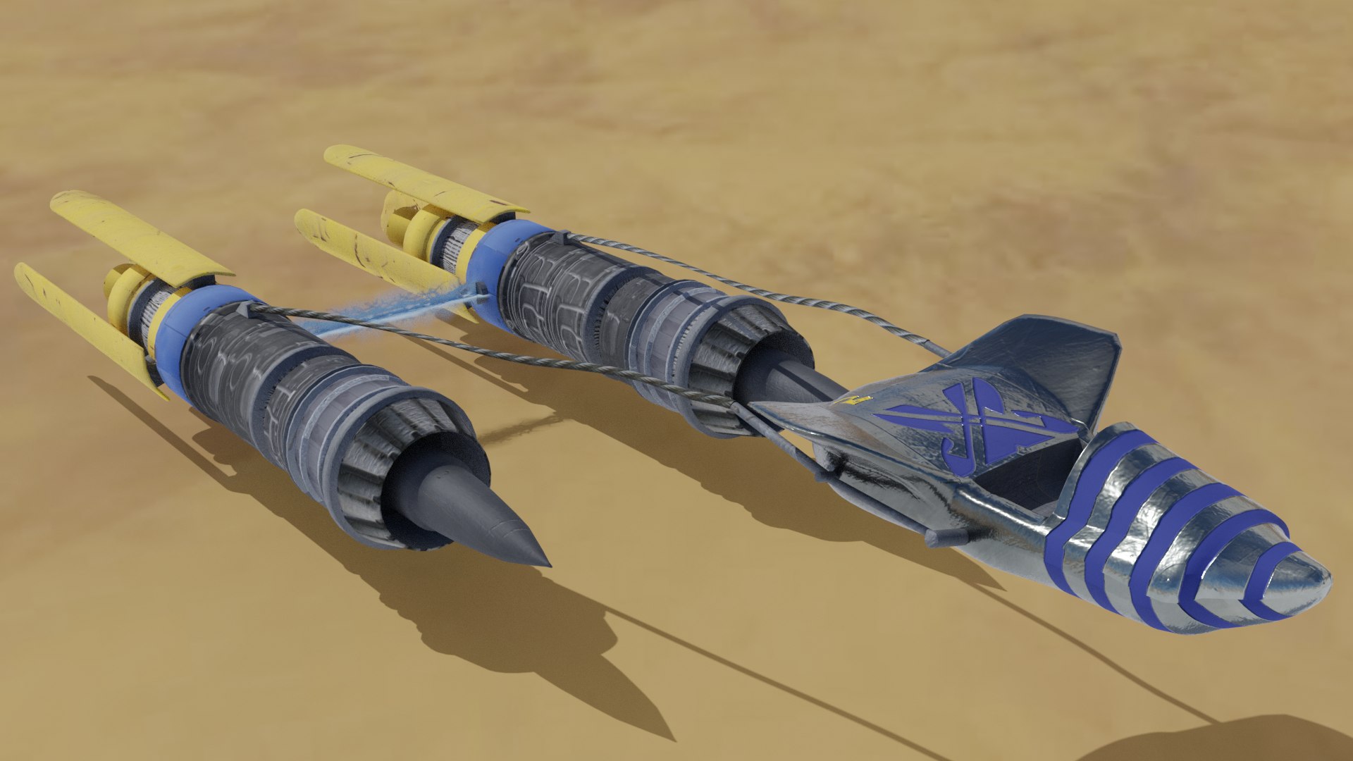 pod racer 3d model