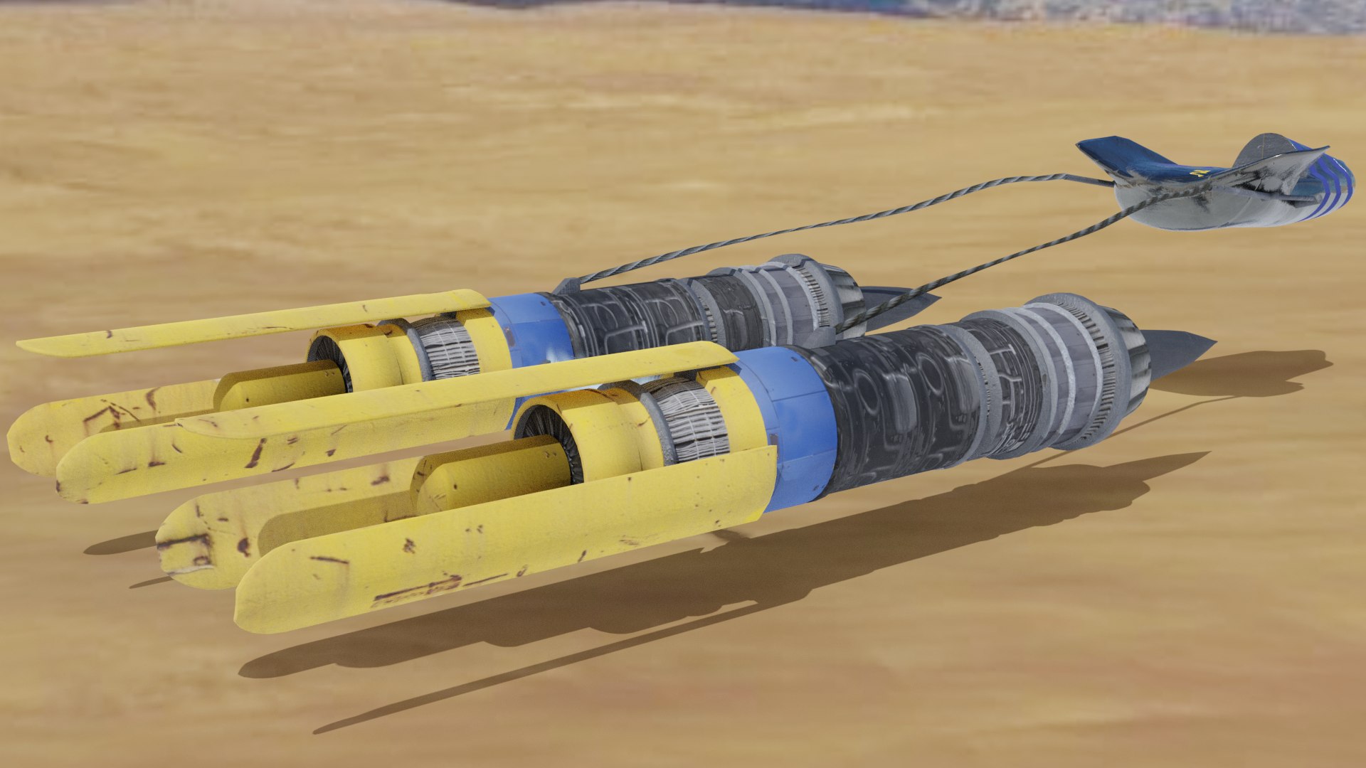 pod racer 3d model