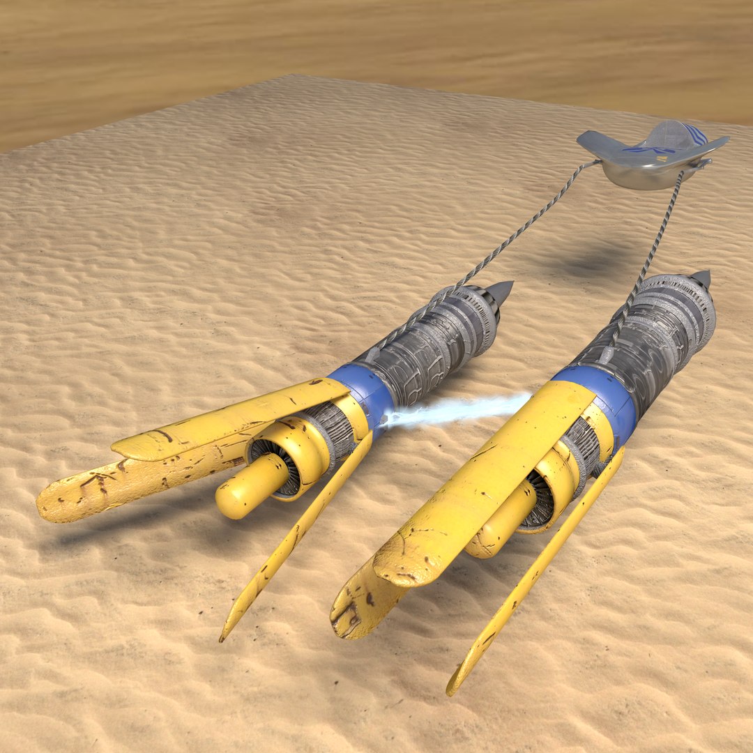 pod racer 3d model