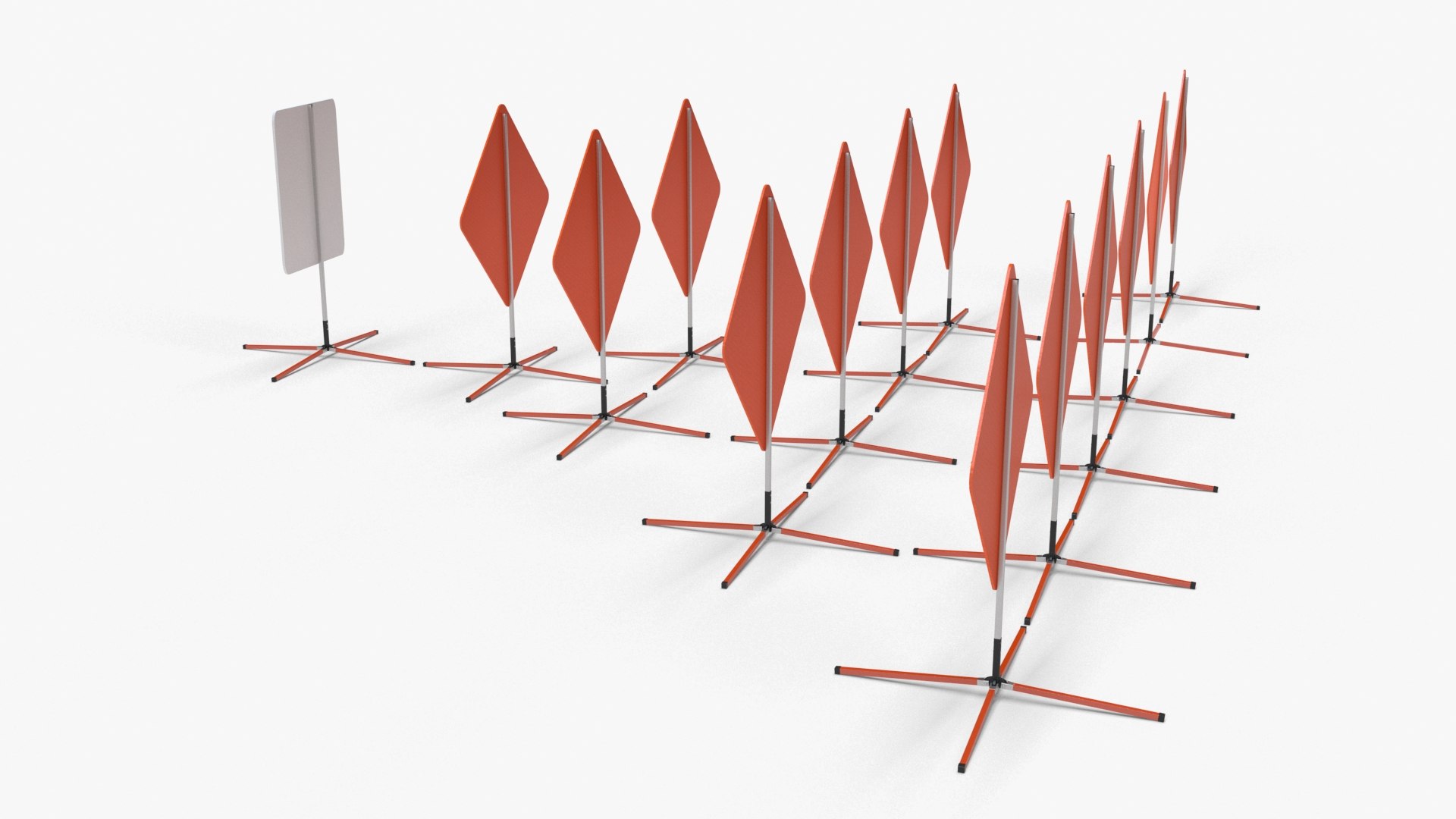 3D Road Construction Signs - TurboSquid 1579518