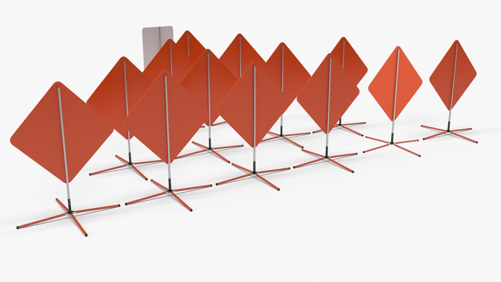 3D Road Construction Signs - TurboSquid 1579518