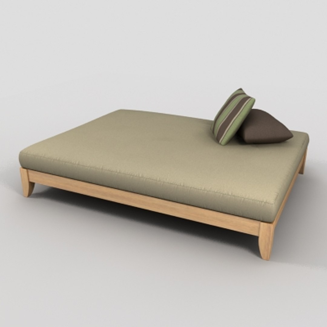 3d day bed model