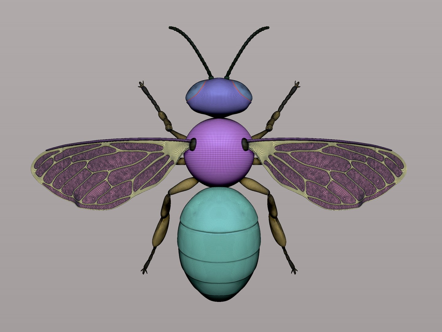 Free bee 3D model - TurboSquid 2164956