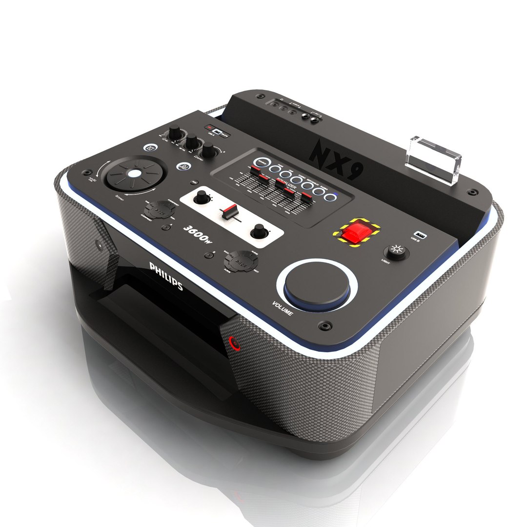 3d philips nitro nx9 ntrx900 model