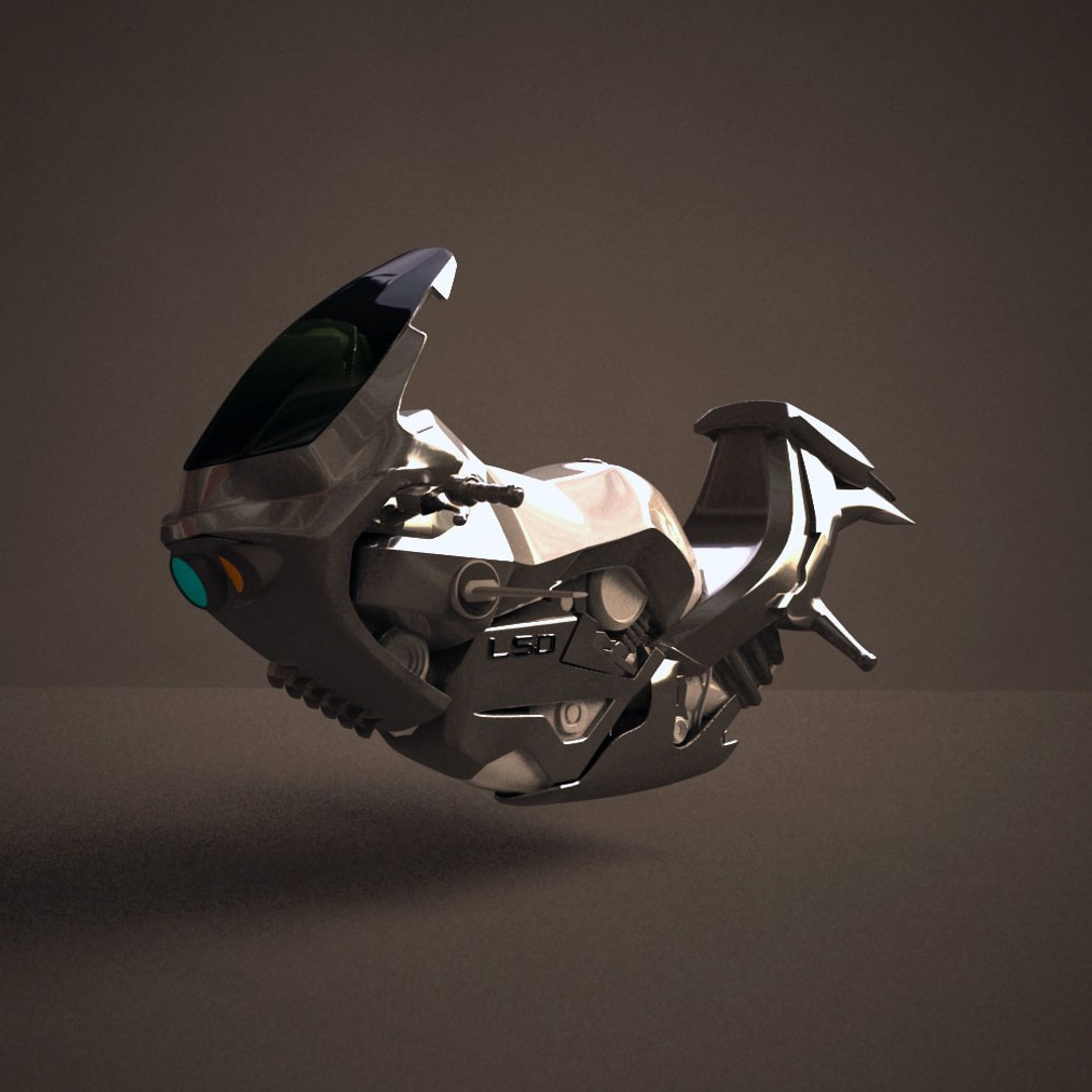 3d Model Hover Bike