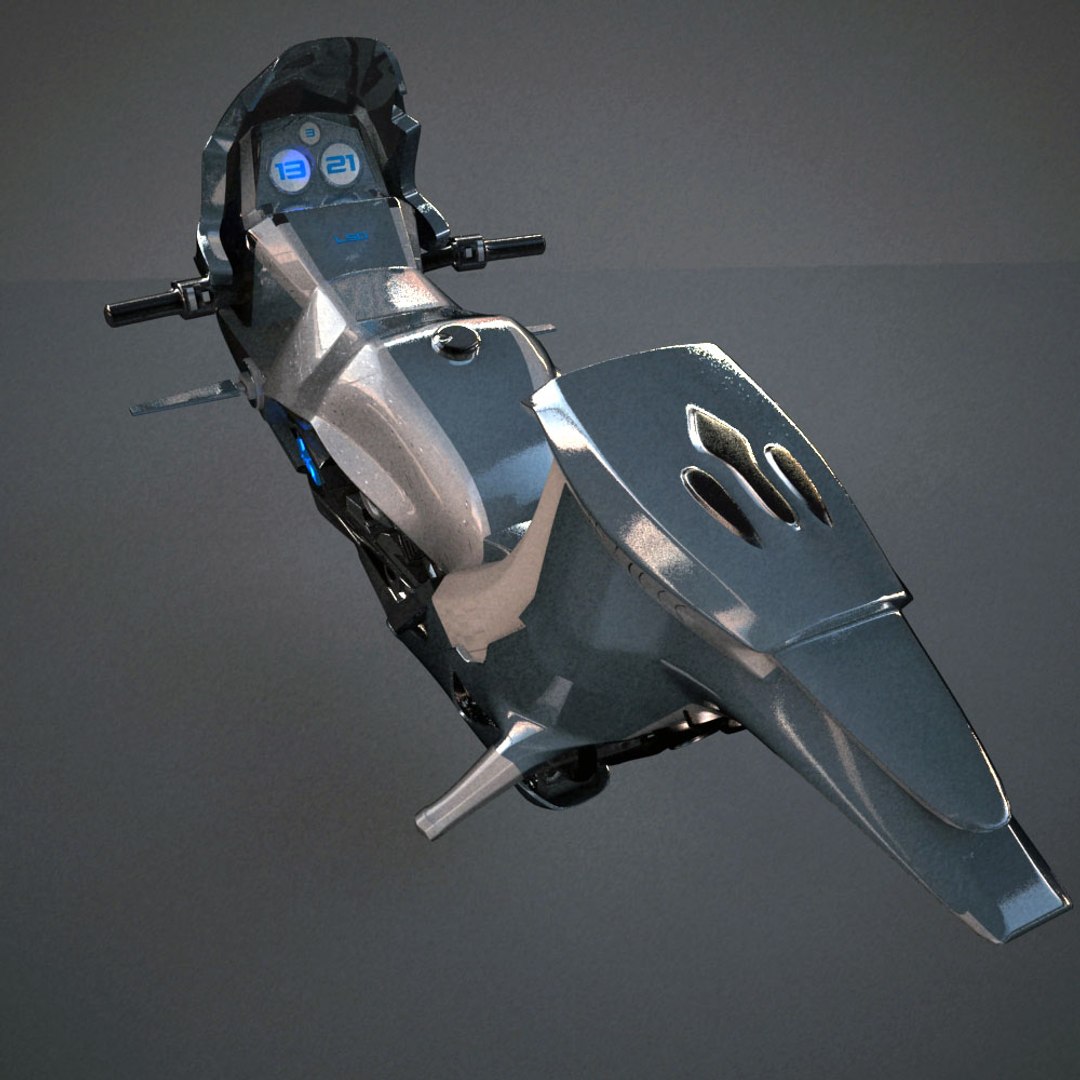 3d Model Hover Bike