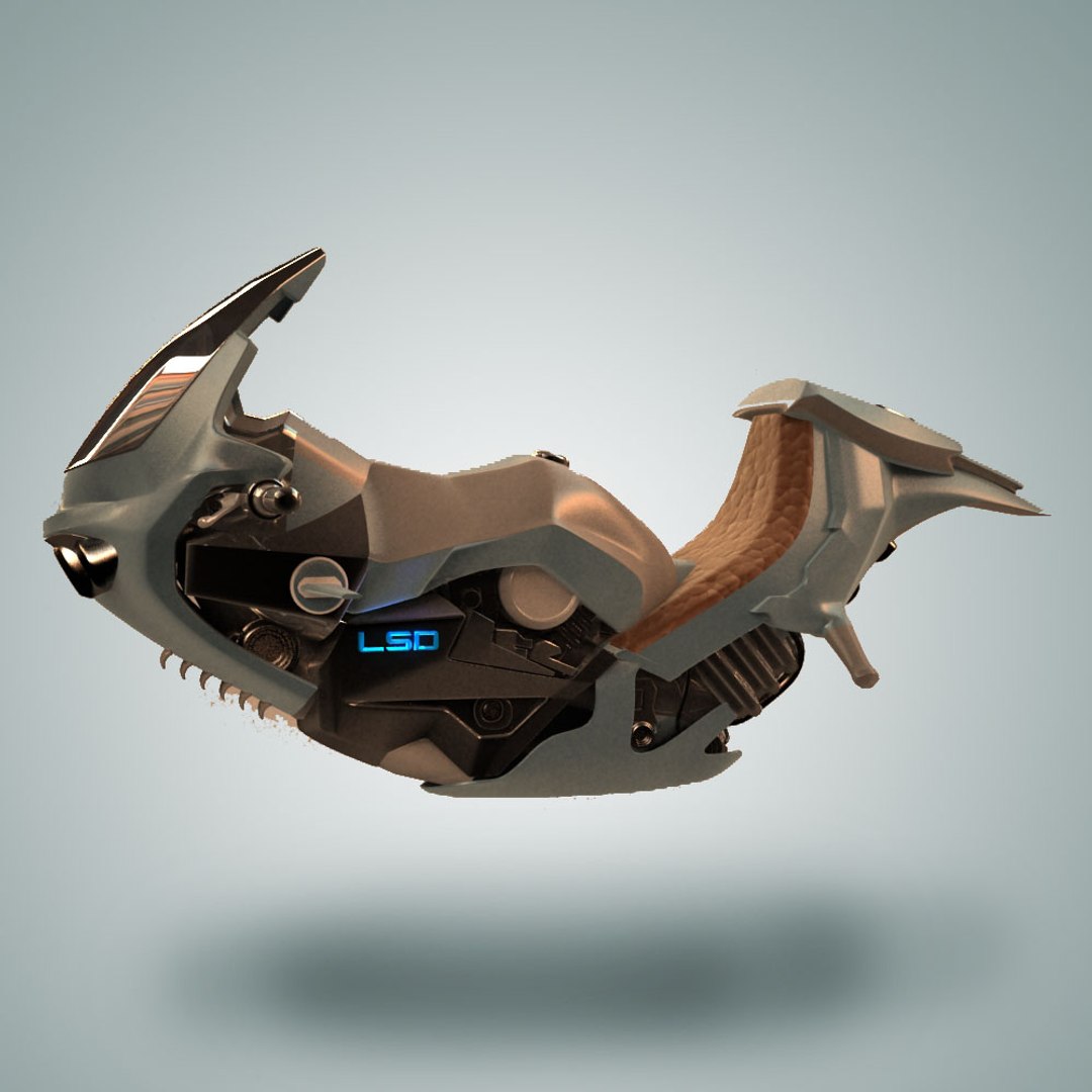 3d Model Hover Bike