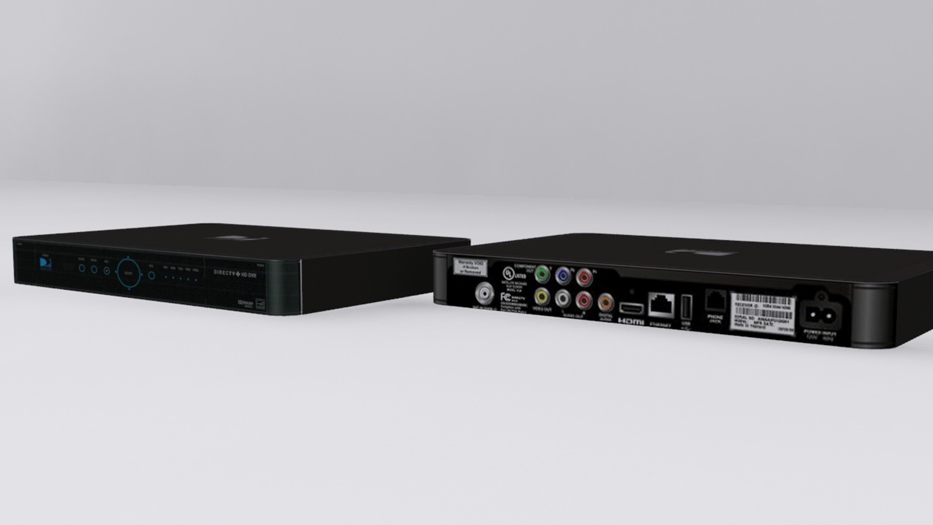 3d Model Directv Satellite Receiver