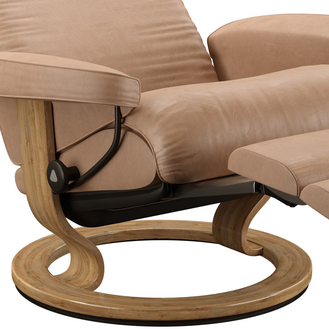 Stressless Aura Recliner 3D Model - TurboSquid 2090673