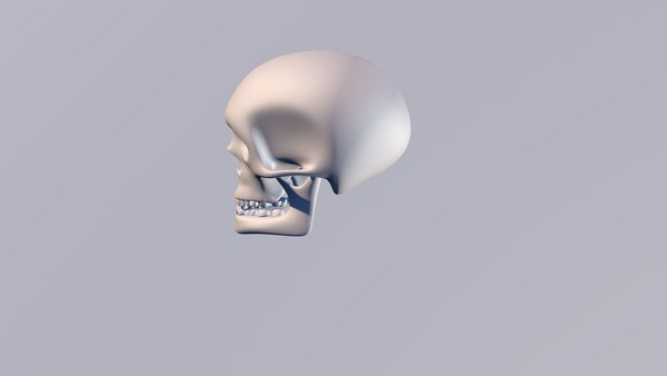 modelo 3d cabeza de esqueleto lowpoly gratis - TurboSquid 1950692