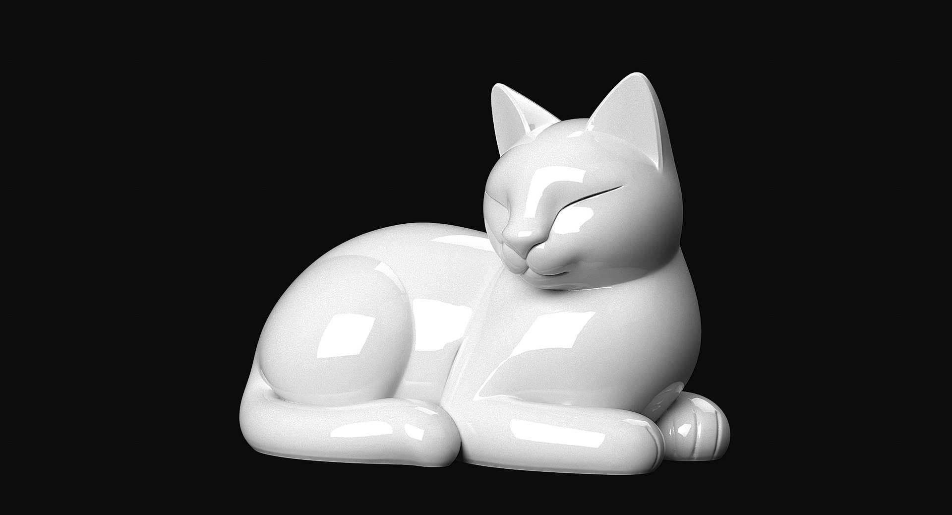 Lying Cat 3D Model - TurboSquid 2440053