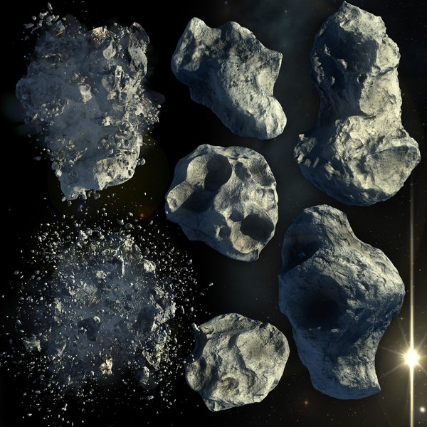 asteroids pack 3d c4d