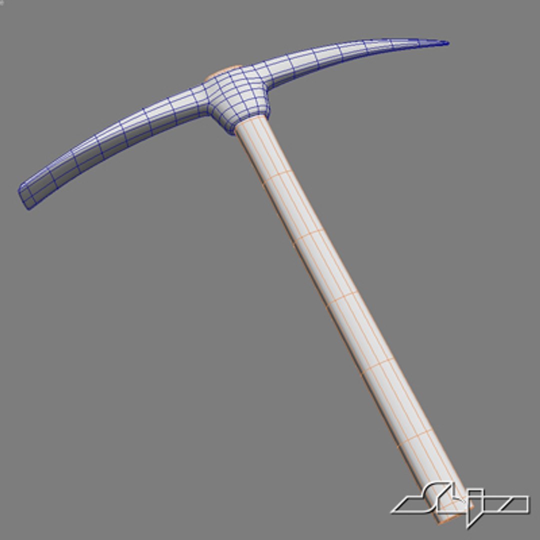 Pickaxe Axe 3d 3ds