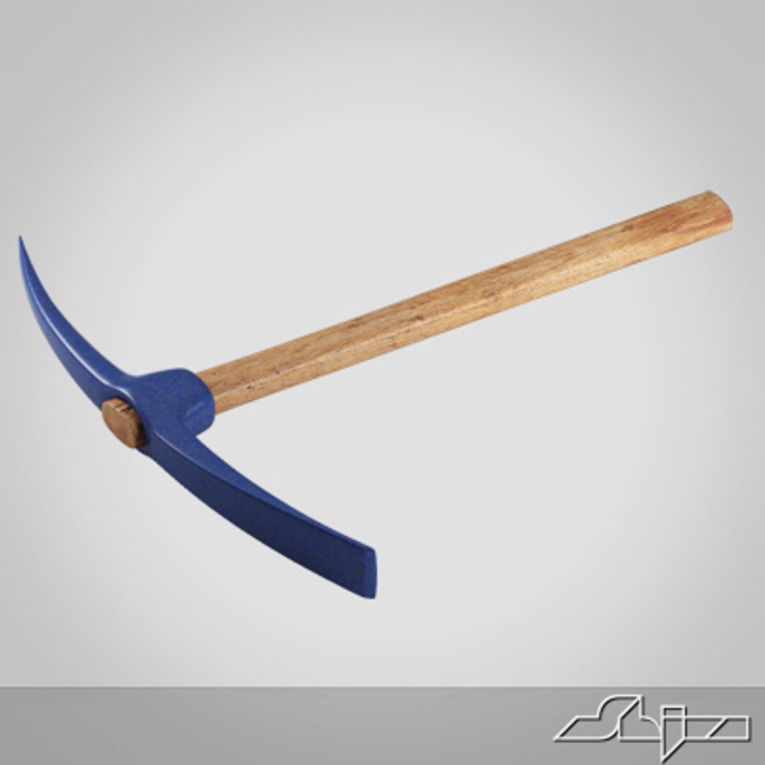 Pickaxe Axe 3d 3ds