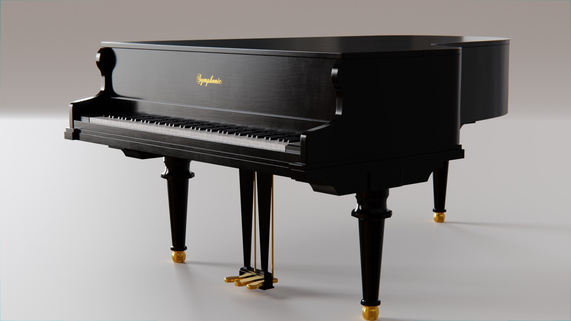 Grand Piano 3D Model - TurboSquid 2093306