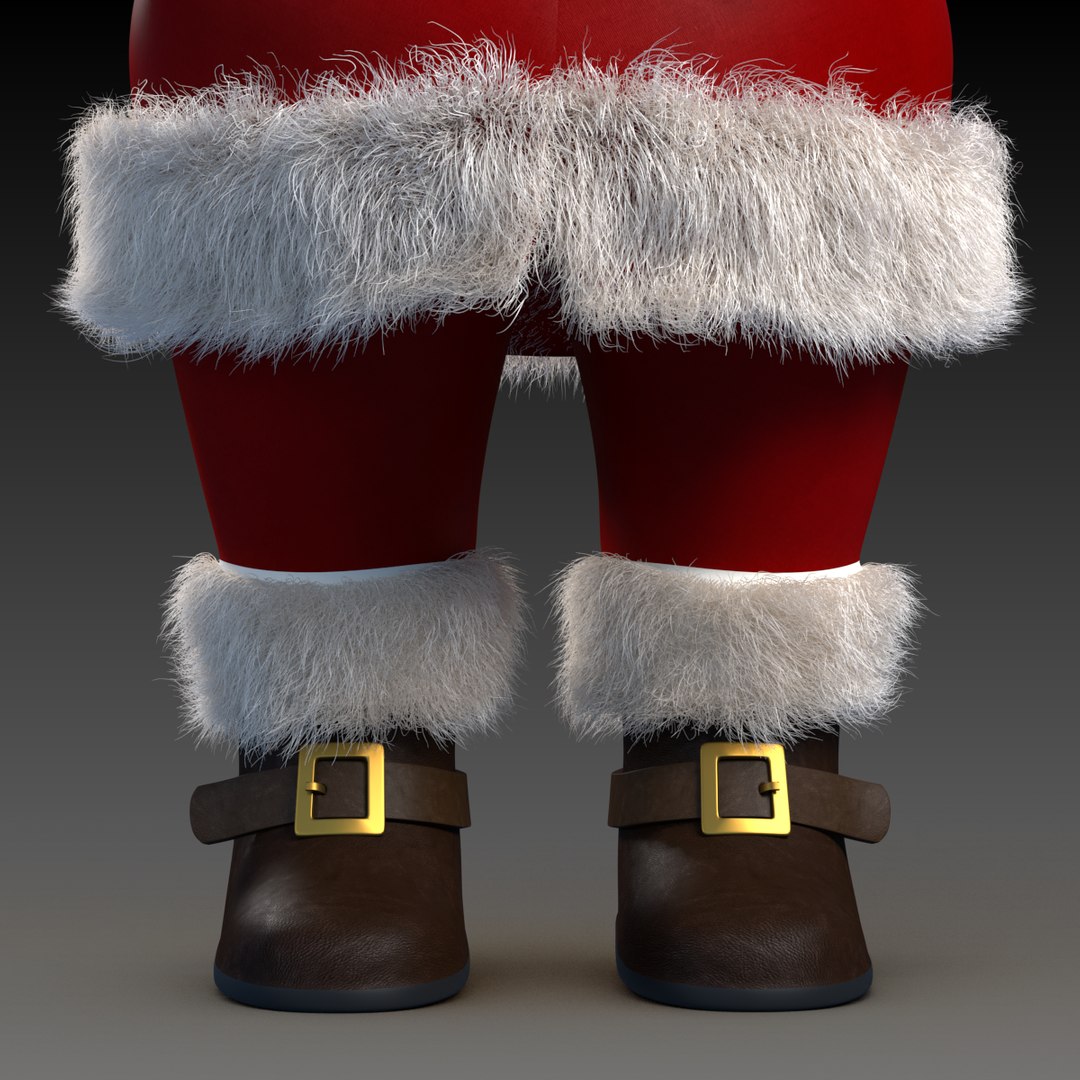 3D Model Cartoon Santa Claus Character - TurboSquid 1224524