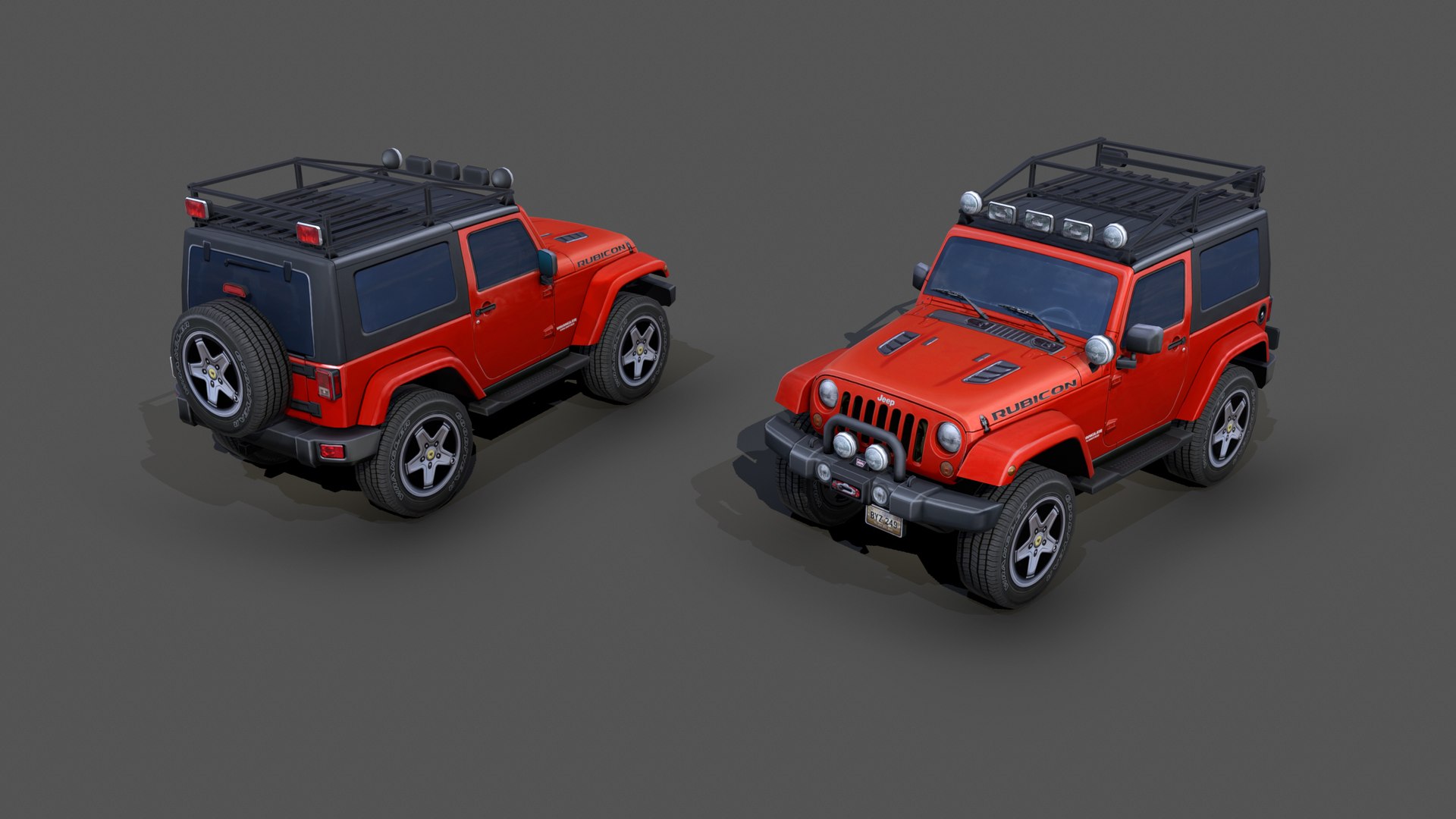 3D Jeep Wrangler Rubicon Suv Model - TurboSquid 1517972