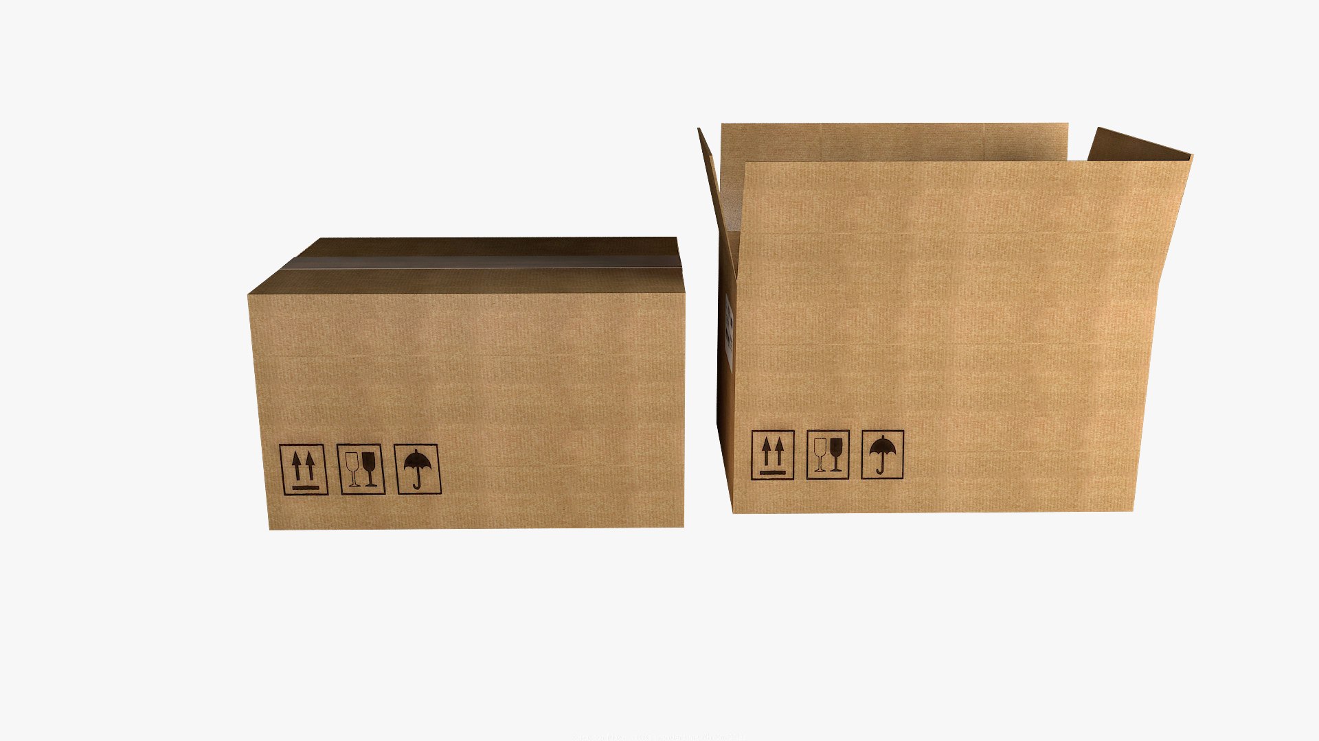 3D model carton box - TurboSquid 1484692